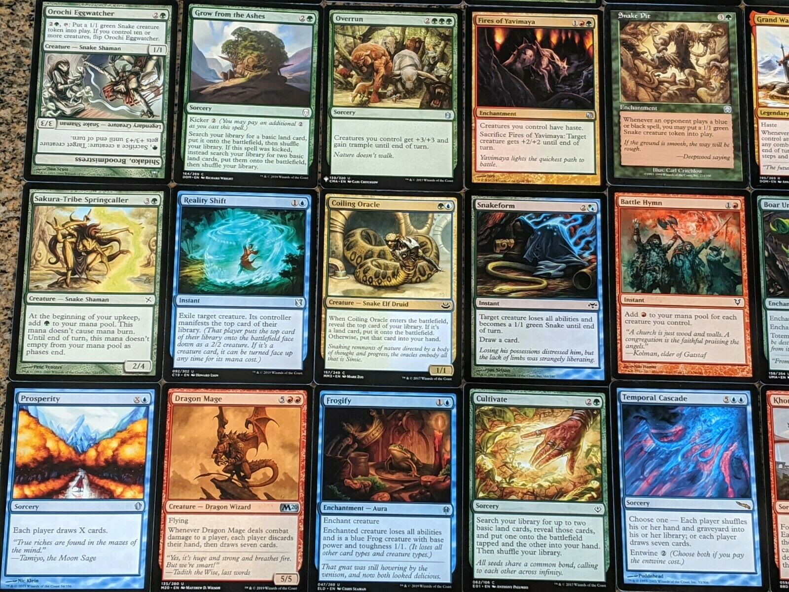 ***Custom Commander Deck*** Xyris - Snake Tribal - Wheels - EDH MTG ...