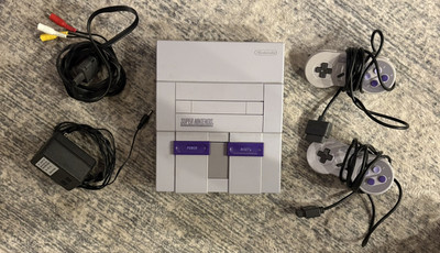 Super Nintendo Entertainment System Orig SNES Console SNS-001 Video ...