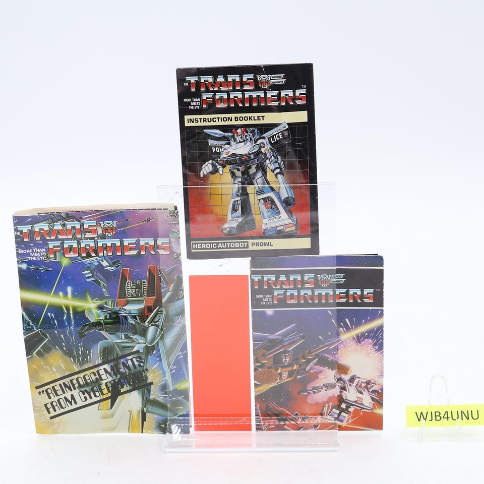 Prowl W/BOX 100% Complete 1984 Vintage G1 Transformers Action Figure | eBay