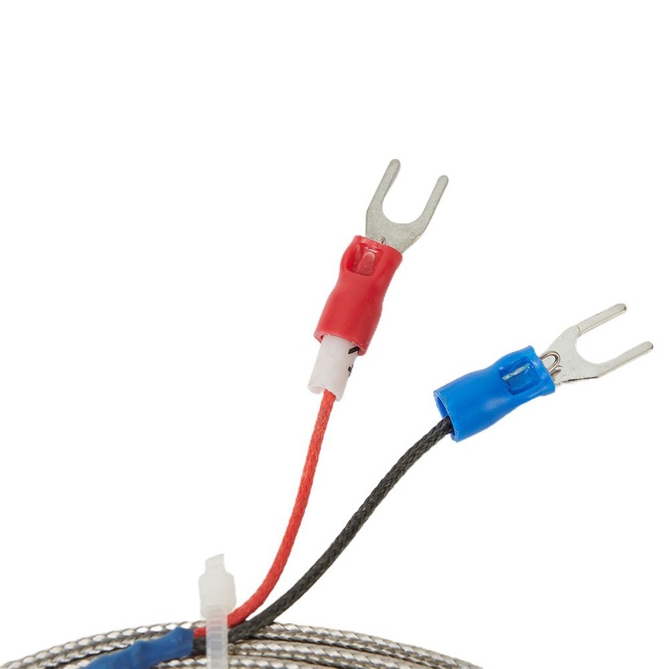 K-Type Thermocouple 50mm Probe Sensors High Temperature Spade Type ...