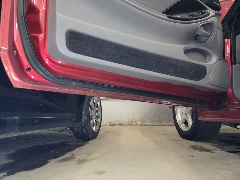 2001 Ford Mustang Driver Left Front Door Assy Power Lock Laser Red ...