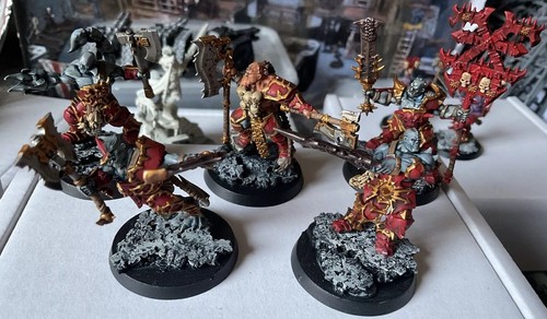 Warhammer AoS - Blades of Khorne - 5x Skullreapers (R94) Exc | eBay