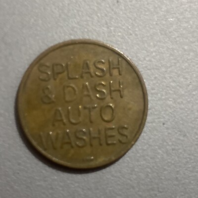 Splash & Dash Auto Washes Car Wash Coin Token | eBay