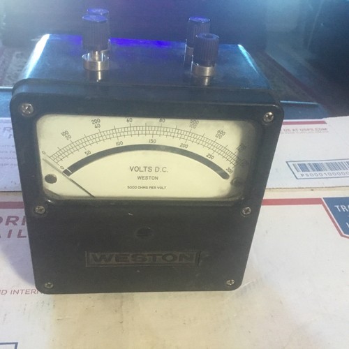 WESTON CORPORATION VOLTS DC TEST METER MODEL 931 TRIPLE RANGE | eBay