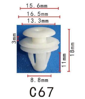 5PCS Fit Toyota Door Trim & Garnish Panel Retainer Clip Fastener ...