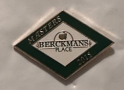 2015 Masters Augusta National Golf Club Berckmans Place Pin Jordan ...
