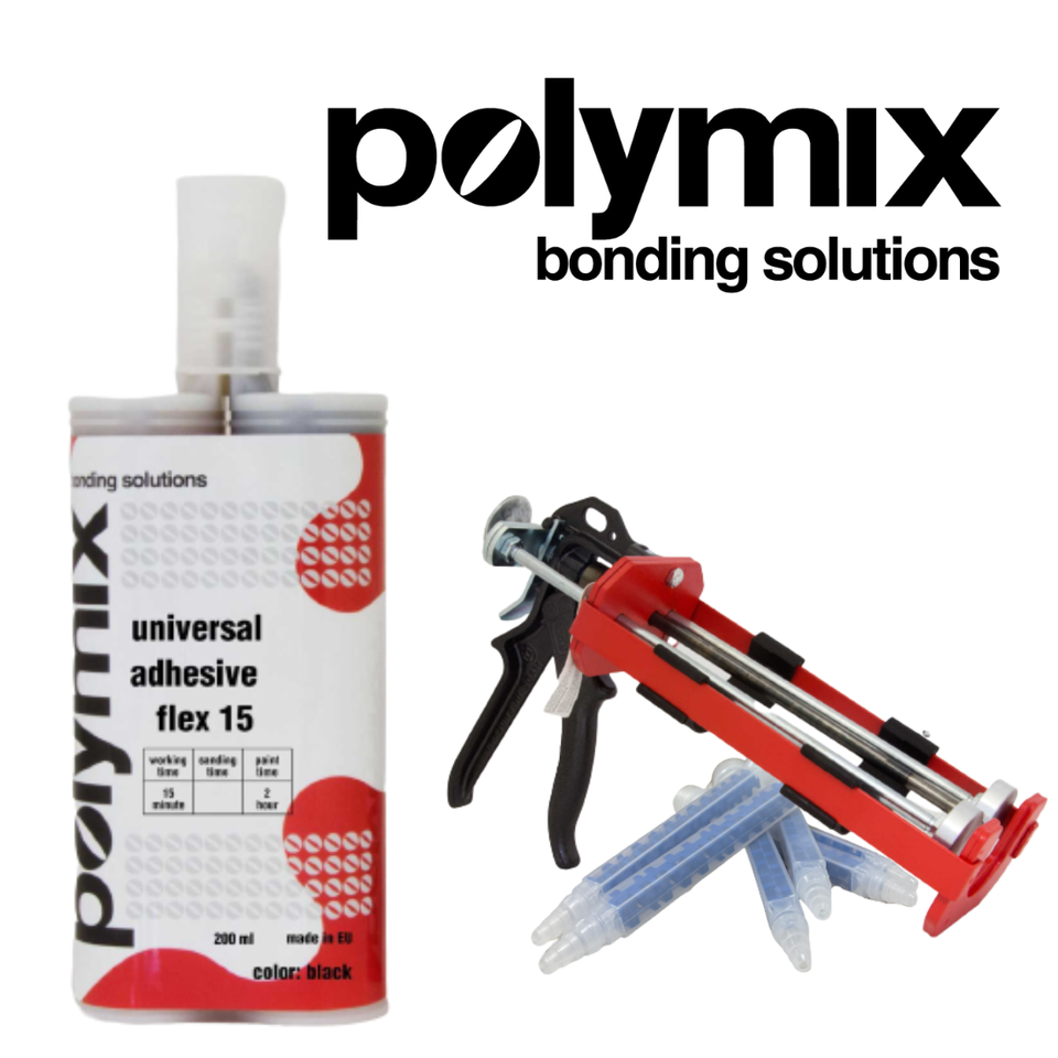 Polymix Automotive Rigid Plastic Repair & Adhesive Cartridge 200ml ...