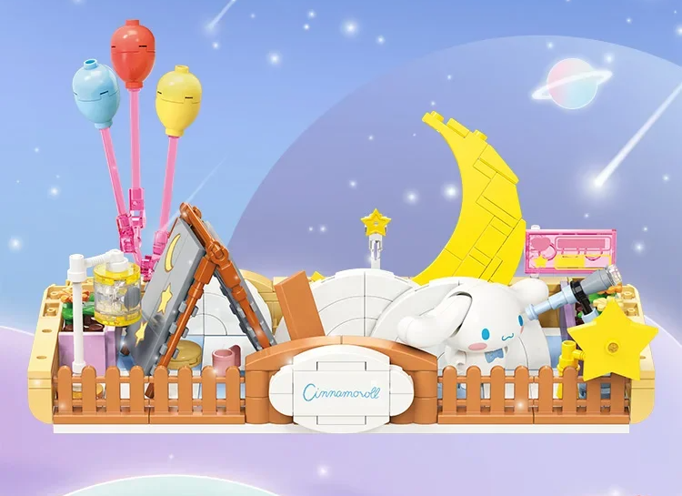 Official Sanrio Characters Happy Home City Villas Building Block Sets ...