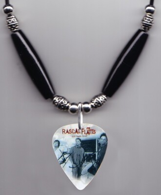 Rascal Flatts Still Feels Good Signature Photo Guitar Pick Necklace | eBay