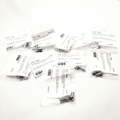 Lot of 10 80/20 13036 Roll-In T-Slot Nut 13.5x7.2mm, Slot 8, 22mm, Leaf ...