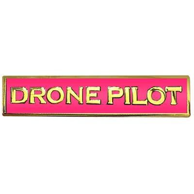 Ladies DRONE PILOT Pink Commendation Bar Pin Police Government Realtor ...