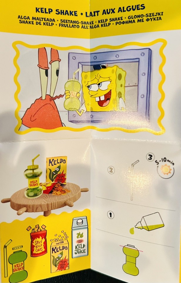 Miniverse Make It Mini SpongeBob SquarePants Kelp Shake Sealed | eBay