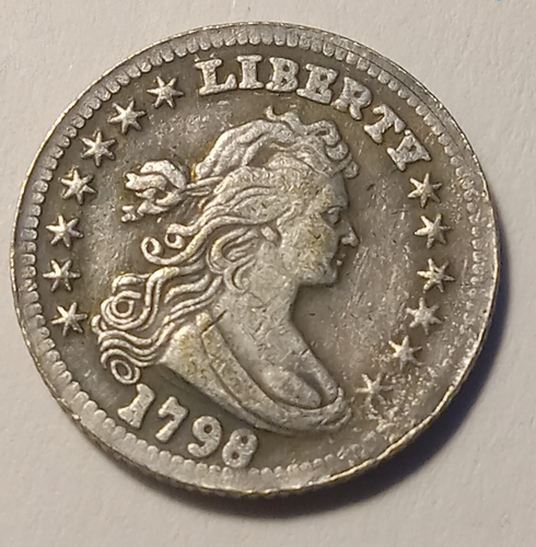 1798 Draped Bust Dime Coin Contemporary Copy | eBay