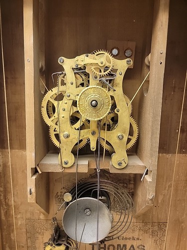 ANTIQUE SETH THOMAS OGEE 8 DAY CLOCK, WITH PILLARS IN WORKING CONDITION ...