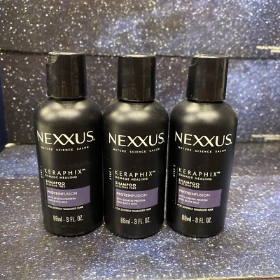 3 X Nexxus Keraphix Damage Healing Shampoo - 3 fl oz (89 ml) | eBay