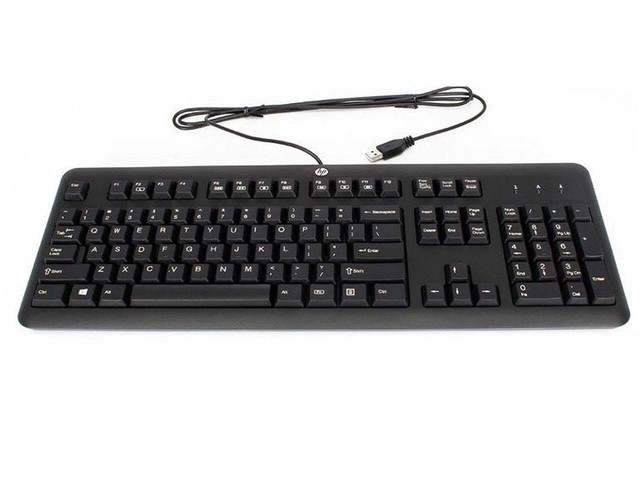 HP Genuine Hewlett Packard KEYBOARD KB57211 672647-003 English Standard ...