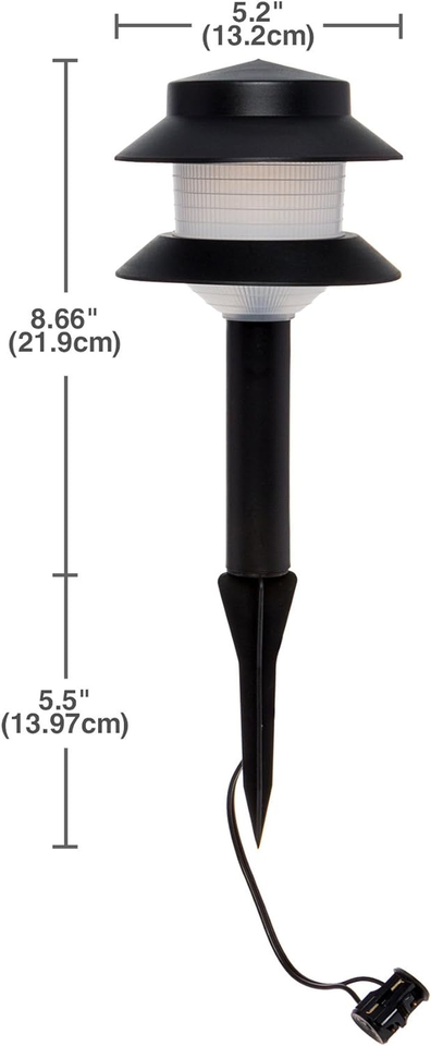 Paradise GL22627 Low Voltage Plastic 4W Path Light (Black, 12 Pack) | eBay