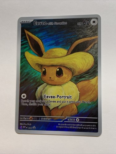 Eevee With Straw Hat Pokémon ACG Goddess Story Card Holo Foil Art Anime ...