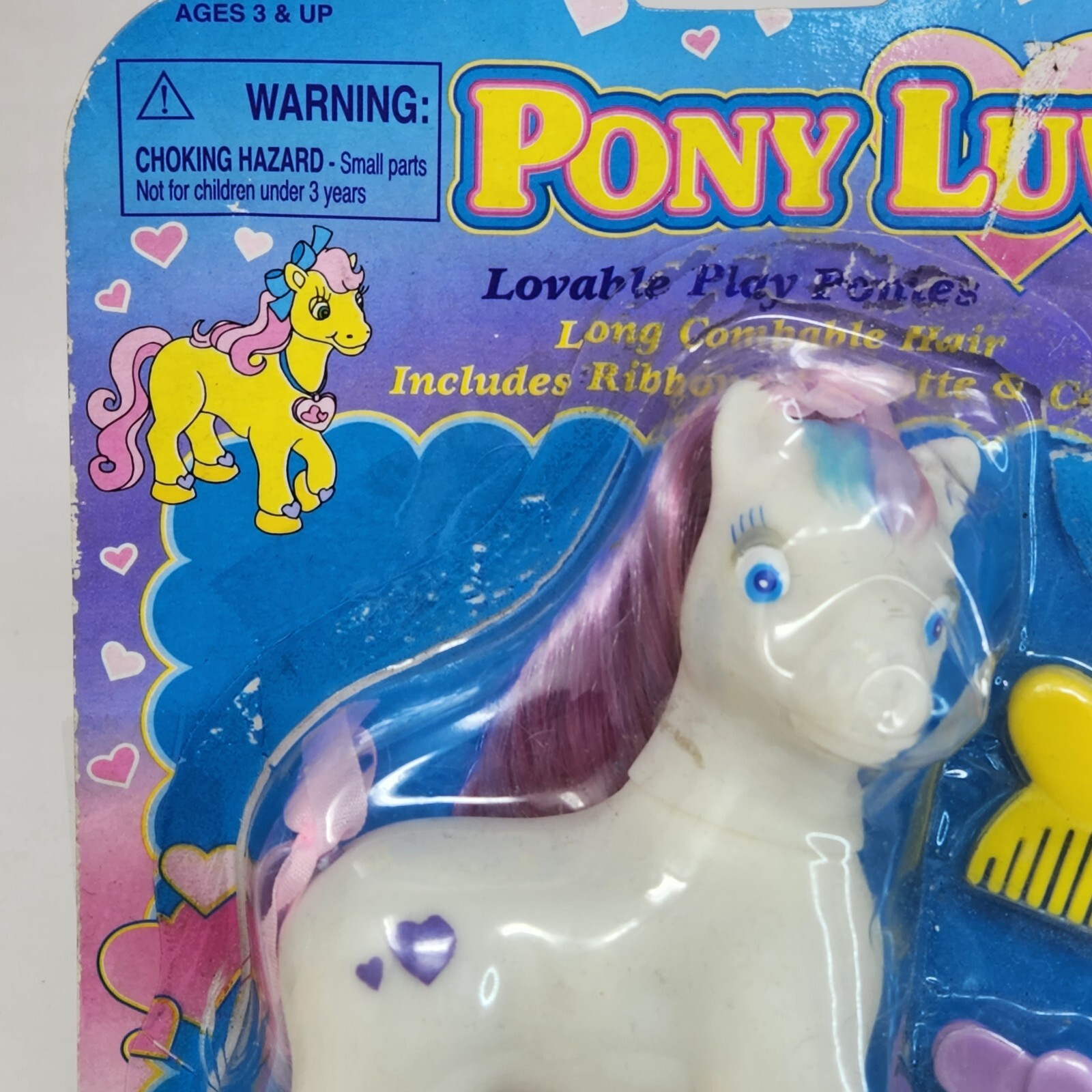 VINTAGE TARA TOY CORP PONY LUV LOVEABLE PLAY PONIES MY LITTLE PONY ...