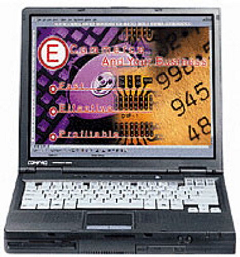 Vintage Compaq Armada E500 20GB FDD CD-ROM Notebook Computer Windows 98 ...