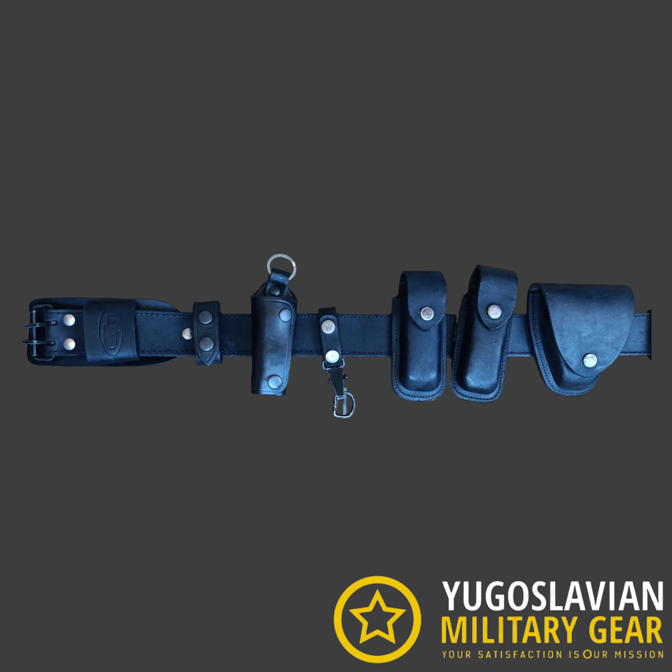 Yugoslavia/Serbia Milicija Police PJP Leather Belt | eBay