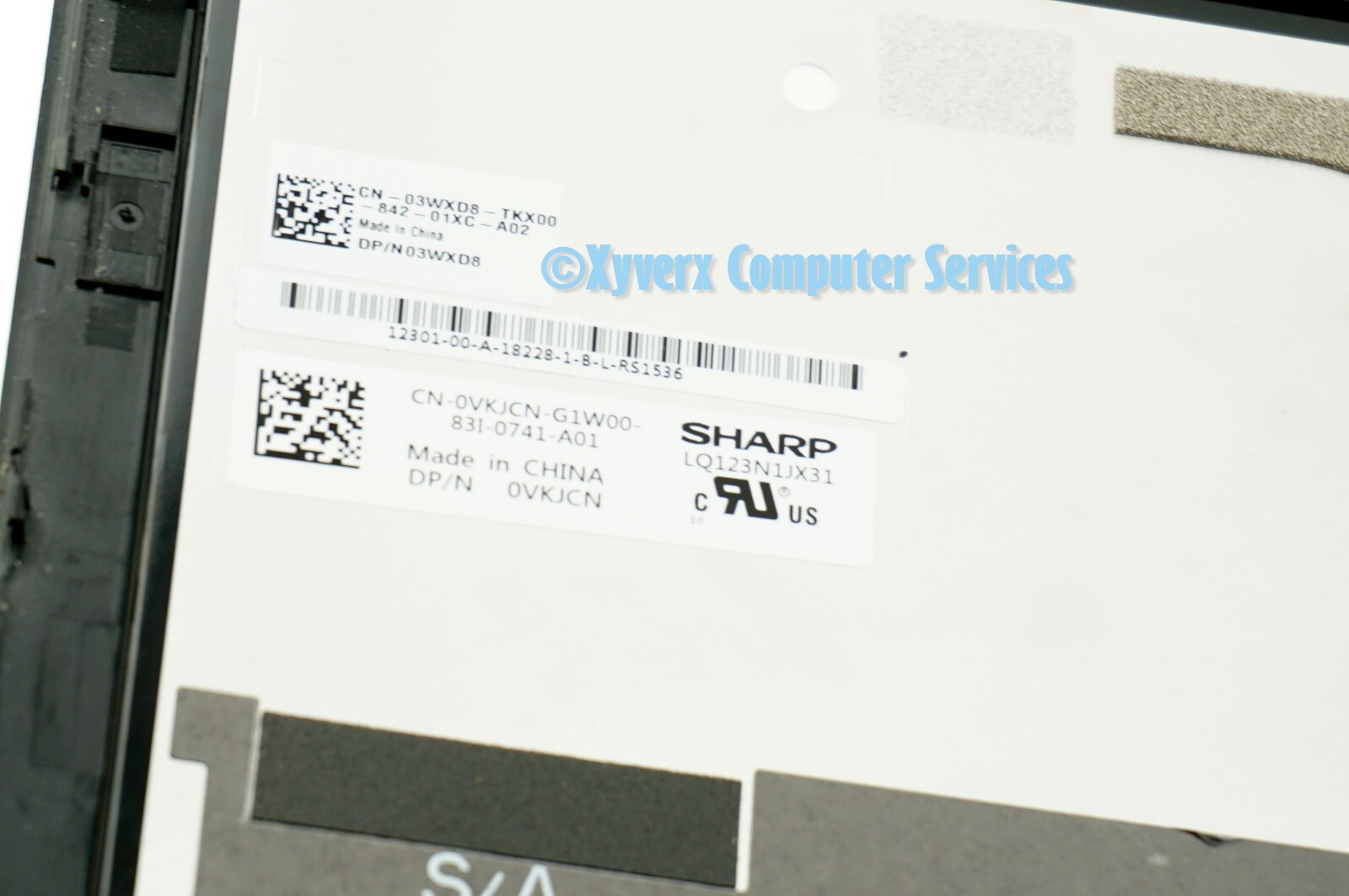 VKJCN LQ123N1JX31 GENUINE DELL LCD 12.3 LED TOUCH 12 5290 T17G (C)(READ ...