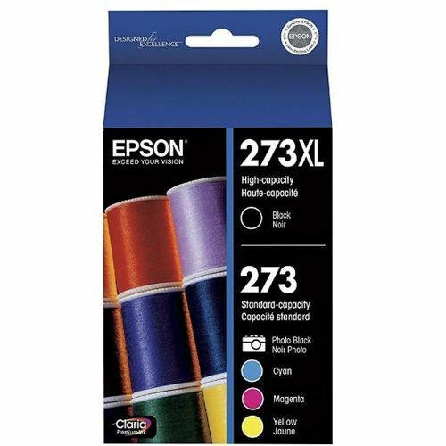 Epson 273XL-273 Black Standard Color Ink Cartridges, Genuine, Retail ...