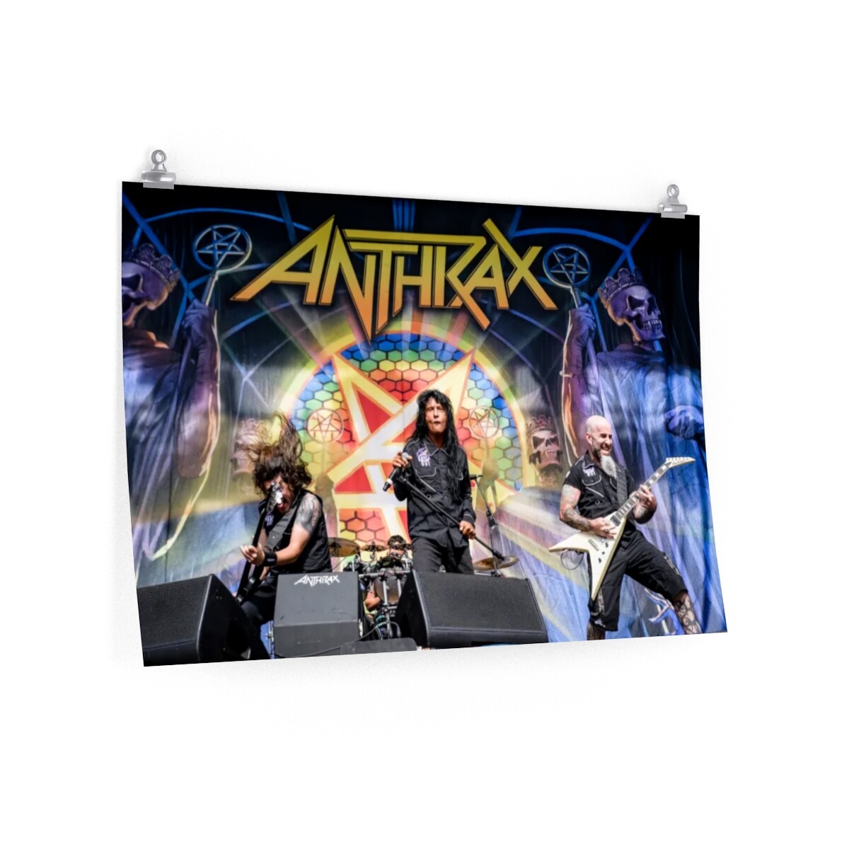 36"x24" Premium Matte horizontal posters. Rock Band Anthrax | eBay