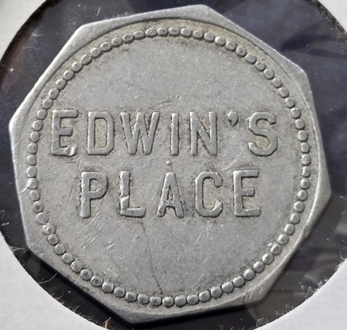 Vintage Edwin's Place Good For 10c in Trade Token⁷ | eBay