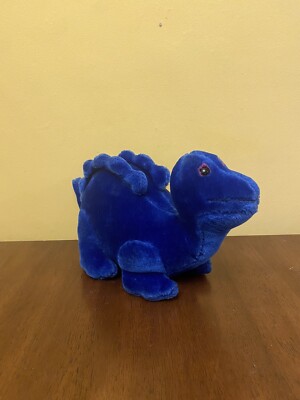Animal Playthings Inc. Dinosaur Stegosaurus Plush 15” - Blue 1986 ...