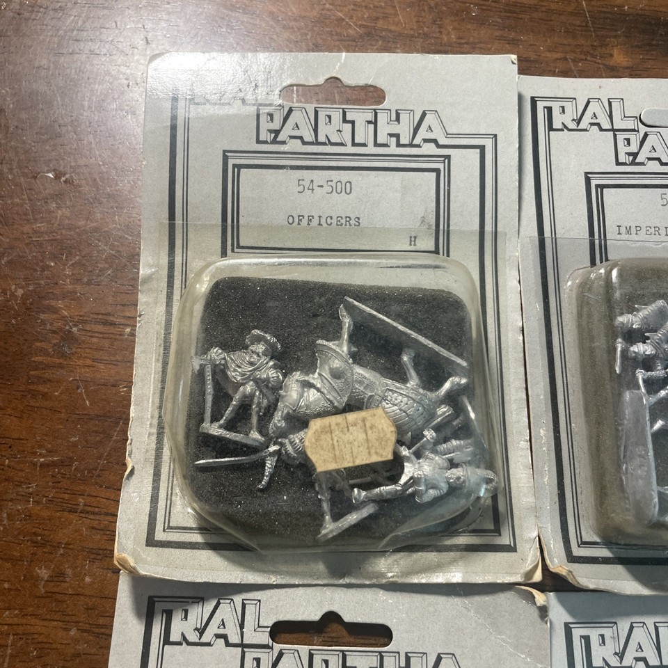 New Sealed Ral Partha Fantasy Miniature Figurines Lot Of Four DnD Set ...