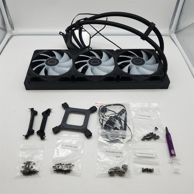 Cooler Master 360 Core II AIO CPU Liquid Cooler,R9|U9|i9, Dual Chamber ...
