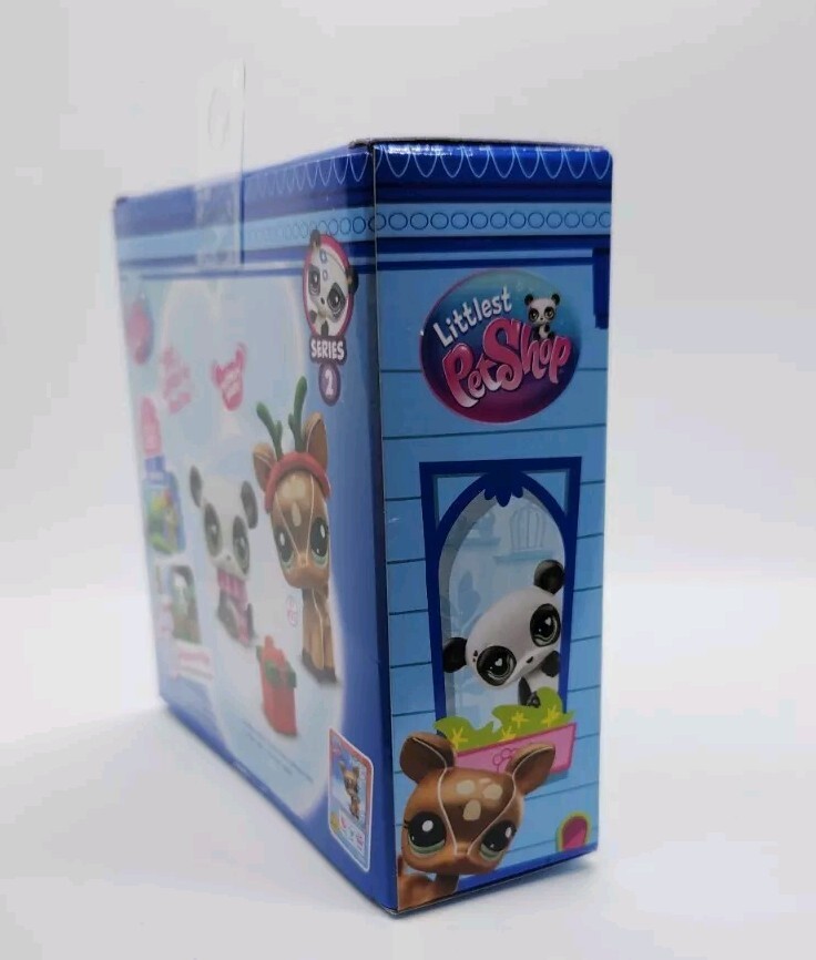 Littlest Pet Shop LPS G7 Winter Pals Panda Bear #1 Deer #117 Pet Pairs ...