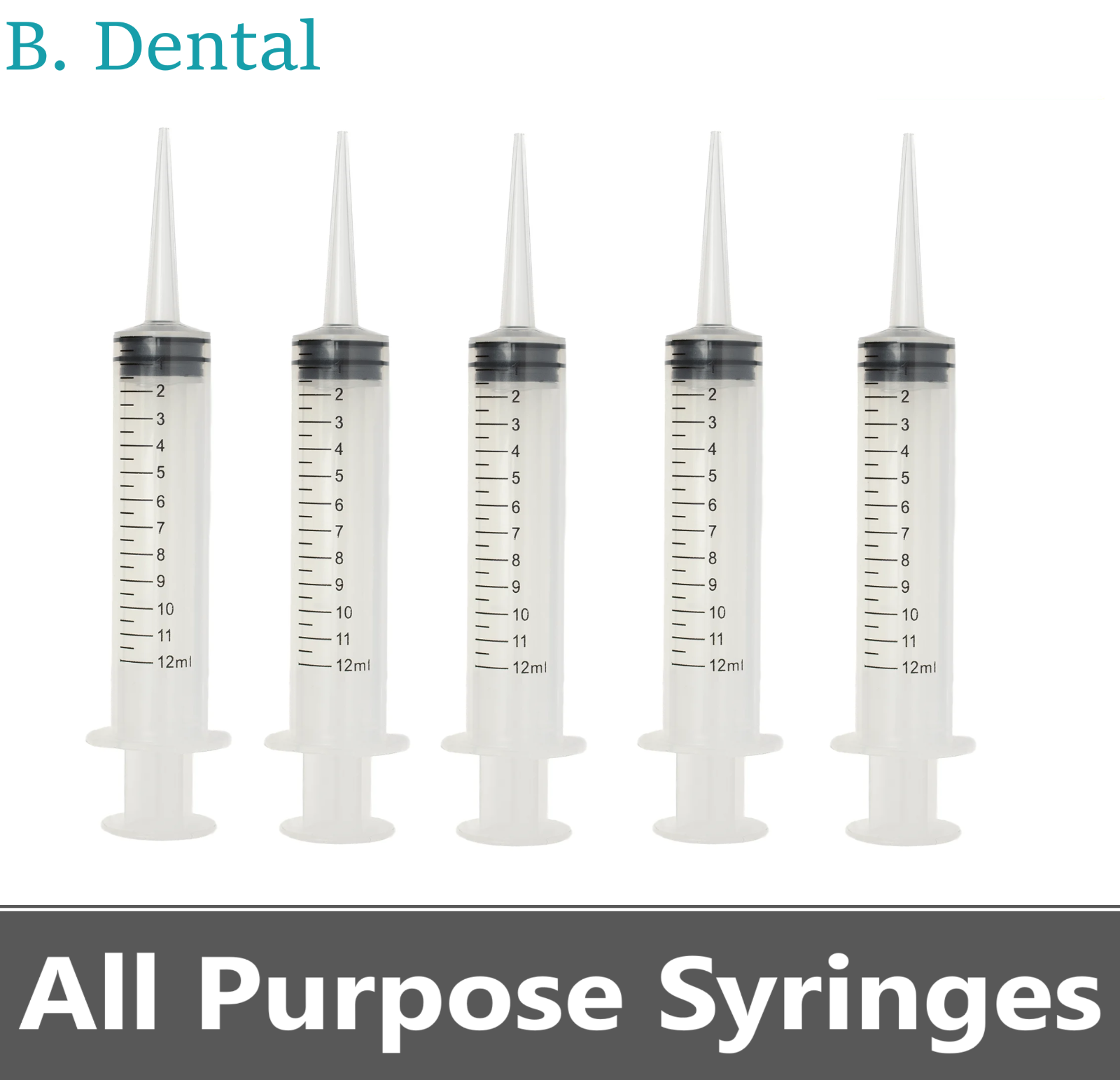 12cc Syringes Monoject Style, Transfer Syringes, Disposable, (No Needle ...