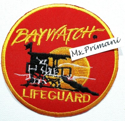 Baywatch Lifeguard EMBROIDERED MOVIE LOGO PATCH JACKET JEANS DRESS ...