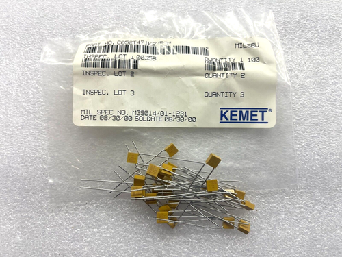 (25 PIECE LOT) C052T471K2X5CM, M39014/01-1231, KEMET, CAP CER 470pF ...