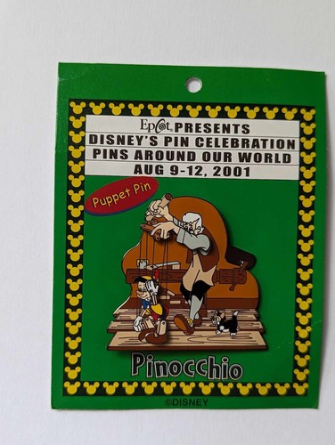 2001 Epcot Disney's Pin Celebration Pinocchio Puppet Disney Pin | eBay