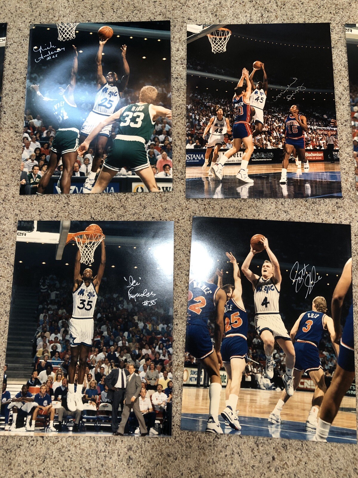 Autographed Orlando Magic 1989-1990 Season Team Pictures | eBay