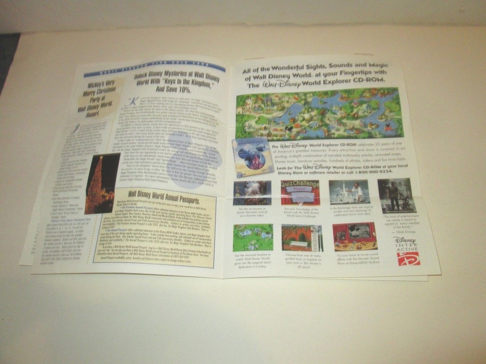 MAGIC KINGDOM CLUB NEWSLETTER MAGIC KEY WALT DISNEY WORLD RESORT 25TH ...