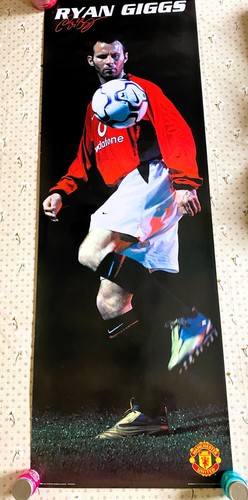 2002 Manchester United Ryan Giggs Licensed M.U Large Door Size Poster ...