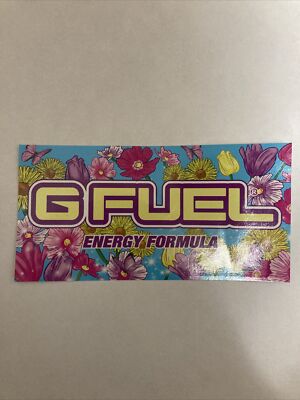 GFuel Limited Edition Flower Sticker (Gamma Labs, G Fuel) RARE | eBay