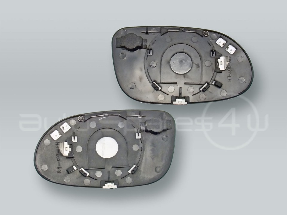 Heated Door Mirror Glass and Backing Plate PAIR fits 1998-2002 MB CLK ...