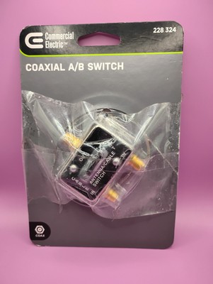 Commercial Electric Coax A/B Switch BSTCoax-S | eBay