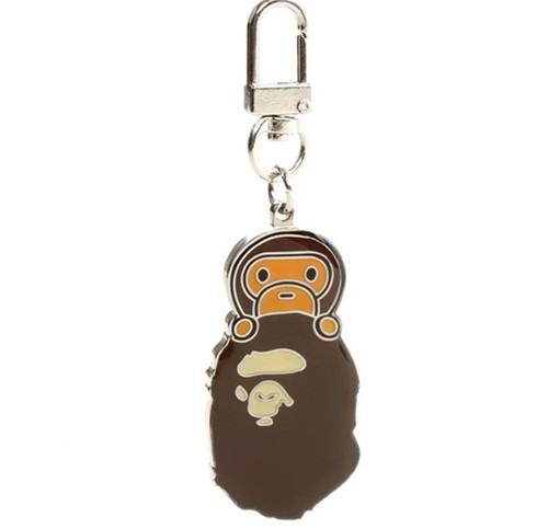 BAPE A Bathing Ape APE HEAD Charm Key Chain 2021 Magazine keychain!! | eBay