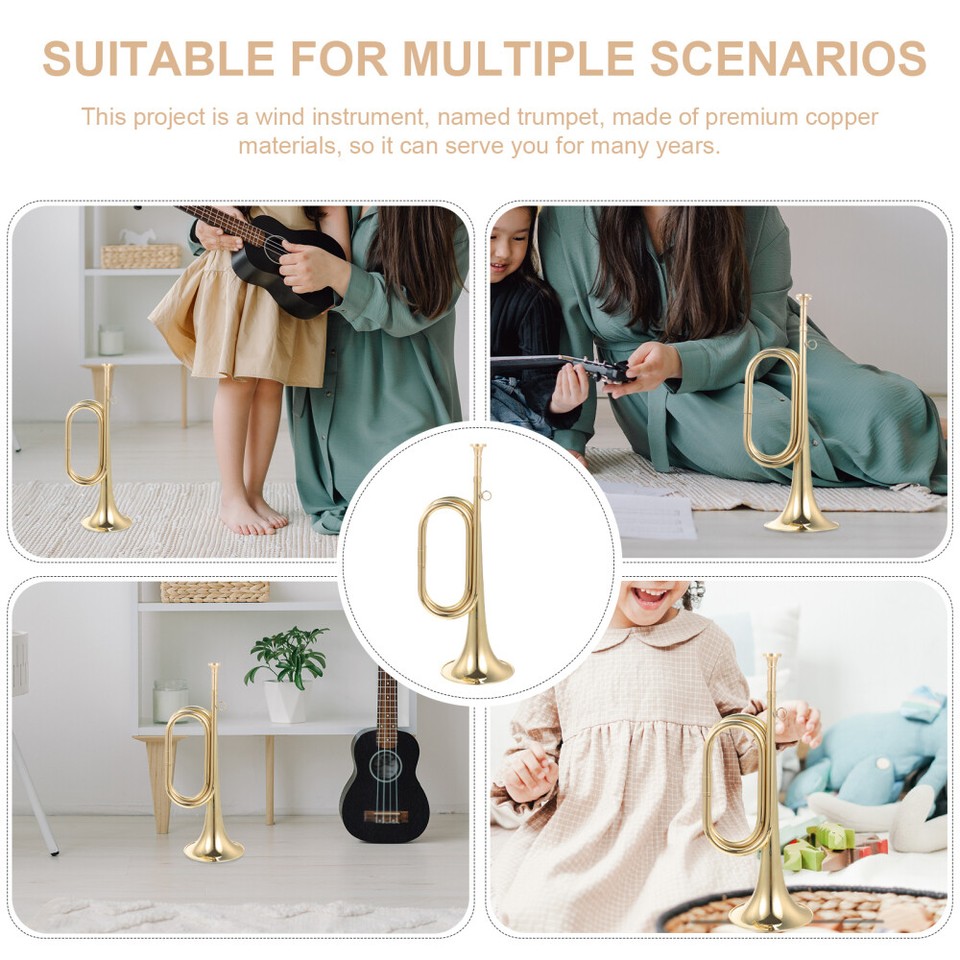 Bugle That Plays Taps Playing Ceremonial Bugles Vintage Trumpet | eBay