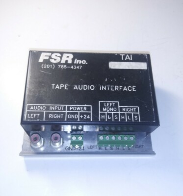 FSR Inc. Tape Audio Interface | eBay