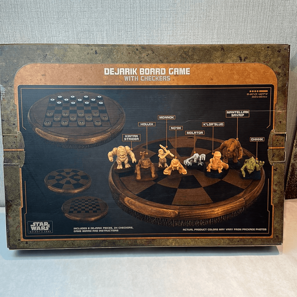 Disney Parks Star Wars Galaxy's Edge Dejarik Board Game Checkers Chess ...