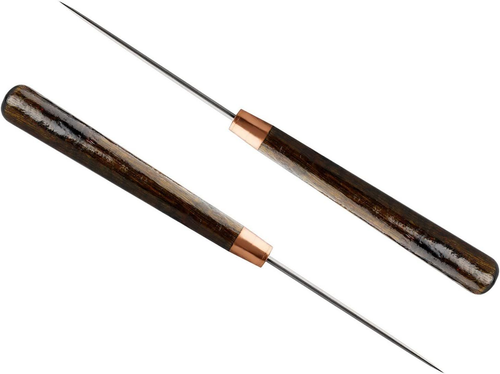 Awl Tool, 2 PCS Wooden Handle Scratch for Leather Hole 2 Wood brown | eBay