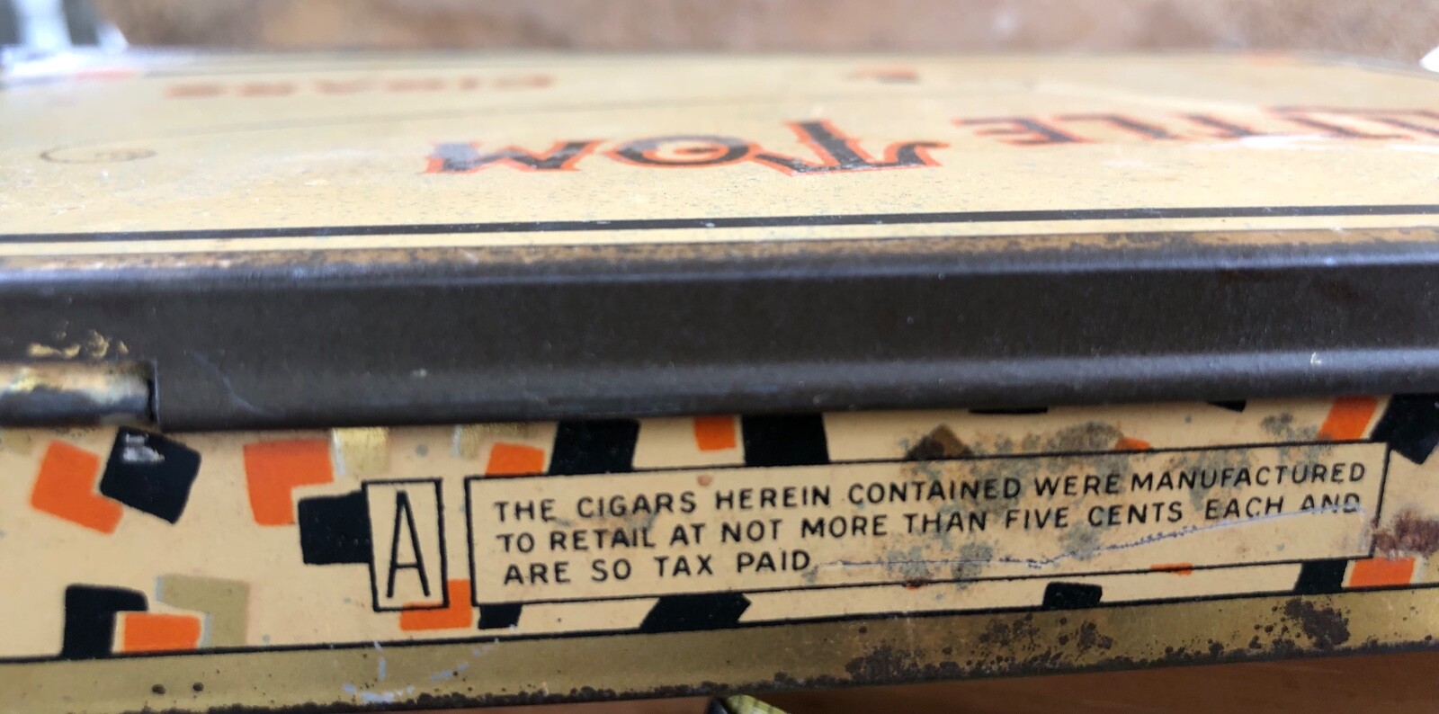Vintage Tin Cigar Box LITTLE TOM | eBay