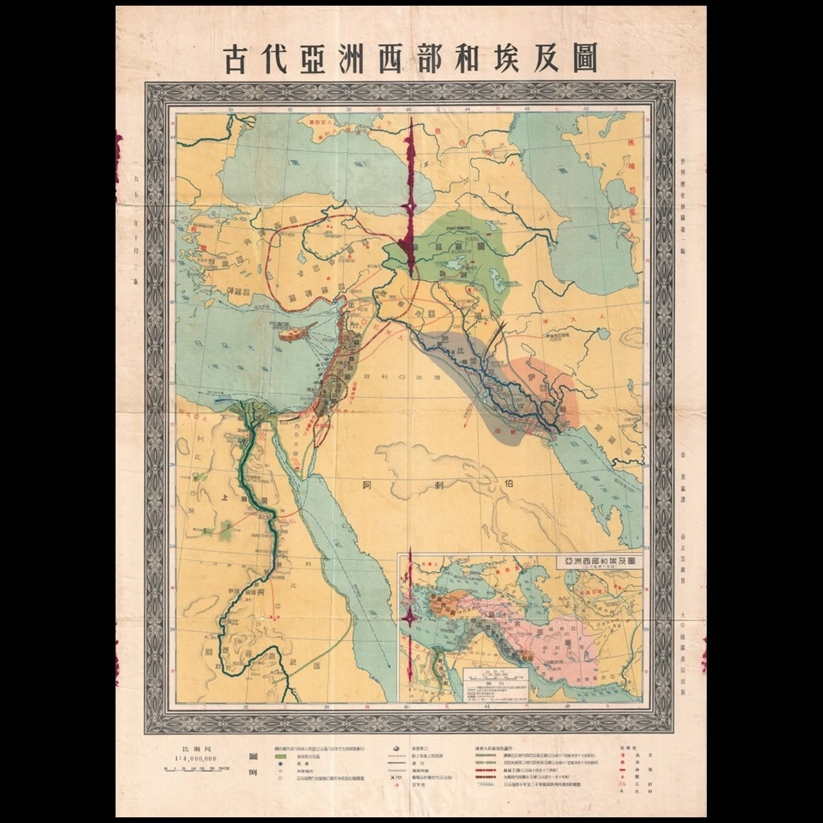 Map Of Ancient Egypt And Mesopotamia